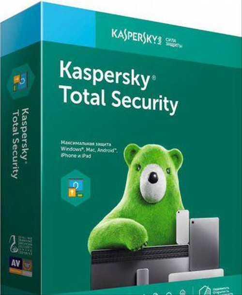 Антивирусник на 1 год Kaspersky Total Security