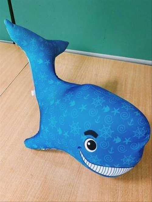 Подушка кит игрушка антистресс