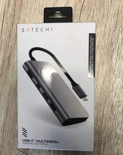 USB-концентратор Satechi Aluminum Type-C Multimedi
