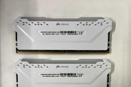 Память бу DDR4 32 gb kit RGB Corsair для Георгия