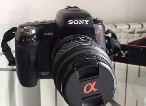 Зеркальный фотоаппарат Sony a450