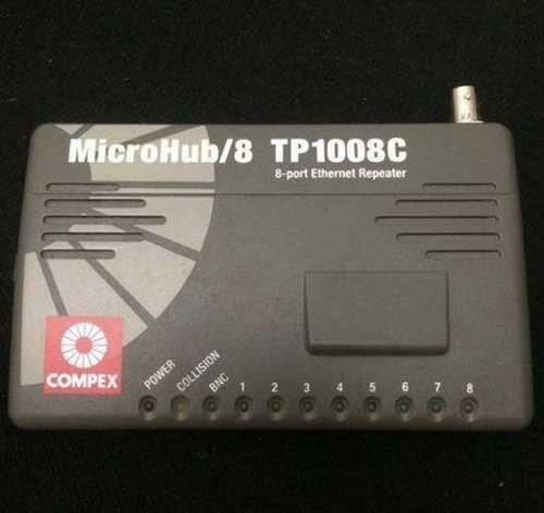 Концентратор сетевой microhub/8 tp1008c