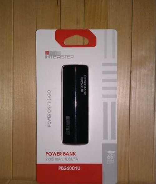 InterStep Power Bank 2600 мАч Новый