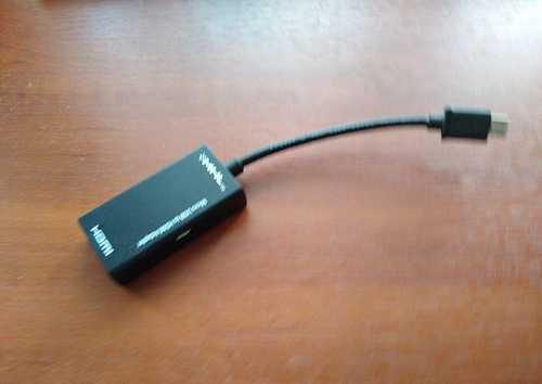 MHL microUSB hdmi адаптер