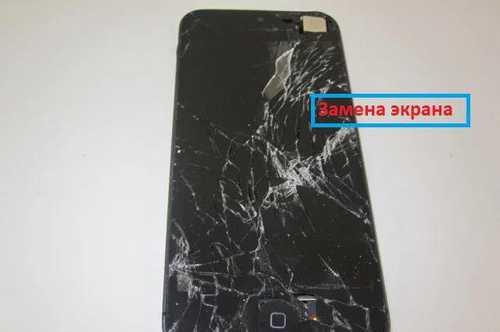 Битые дисплеи iPhone 5