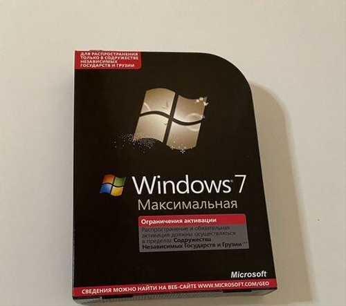 Windows 7 ultimate максимальная box