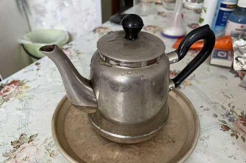 Заварочный чайник с подносом