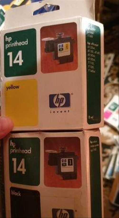 Старые картриджи от HP и Epson
