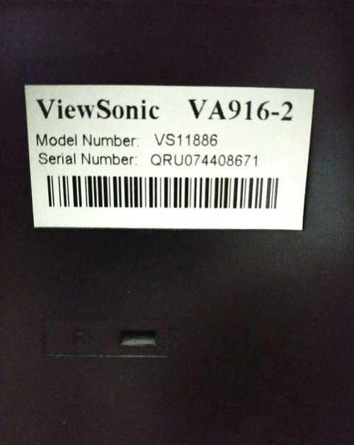 Va916 viewsonic схема