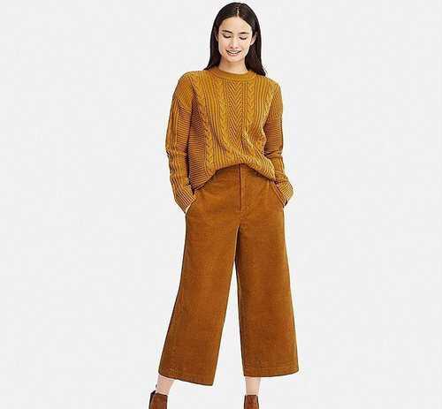Вельветовые кюлоты uniqlo