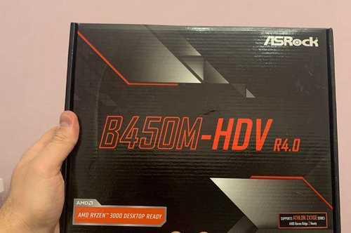 Материнская плата asrock B450M-HDV R4.0