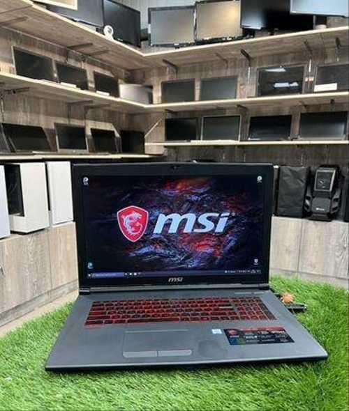 Игровой ноутбук MSI i7-7700HQ 8gb GTX1060-3gb 17"
