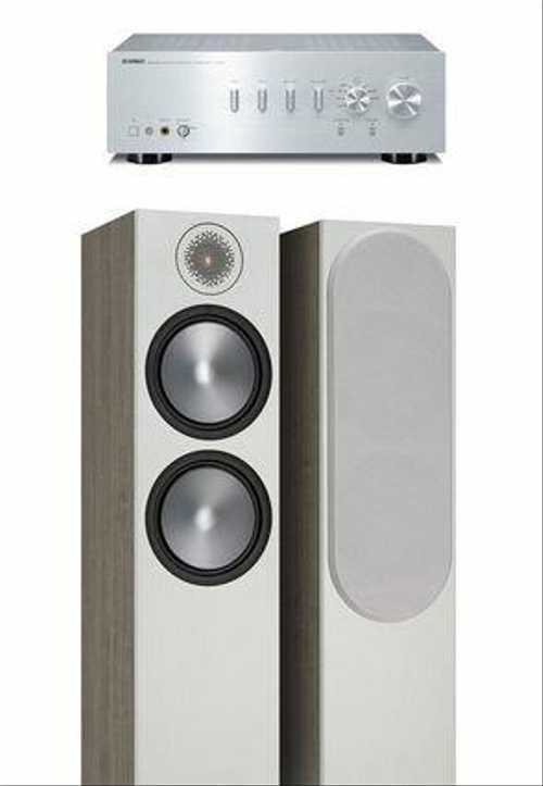 Monitor Audio Bronze 500 Ur Grey 6G+Yamaha A-S701