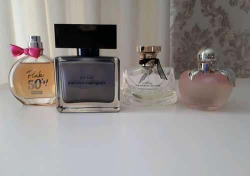 Духи narciso rodrigues, bulgari, nina ricci,pink p