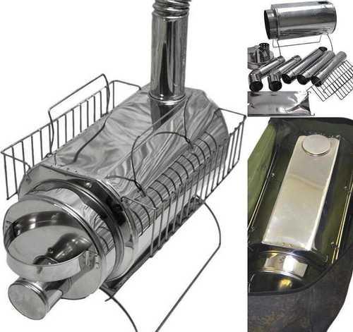 Печка-Пошехонка Мини "Кабанчик" Коптильня