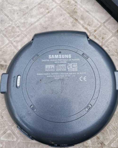 Samsung digital audio portable cd player(mcd-hm200