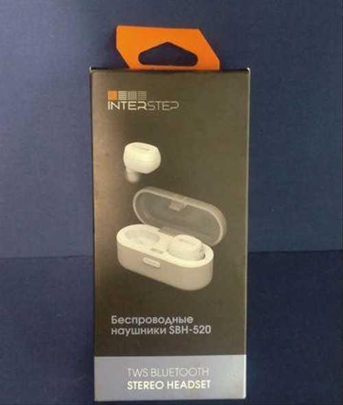 Беспроводные наушники interstep sbh 640 white