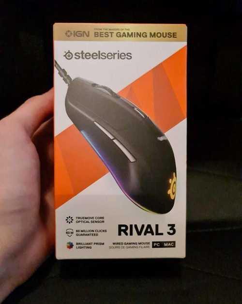 Новая игровая мышь Steelseries Rival 3