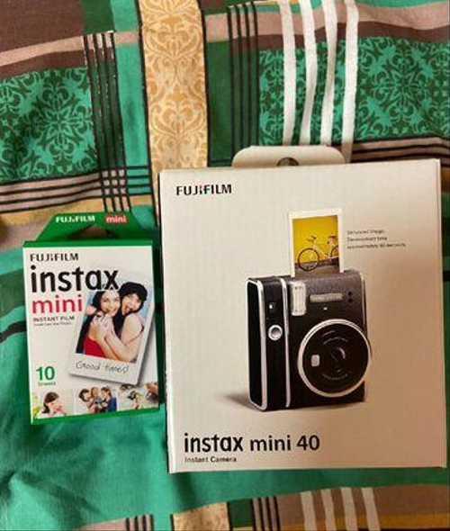 Fujifilm Instax Mini 40 + Картридж на 10 снимков