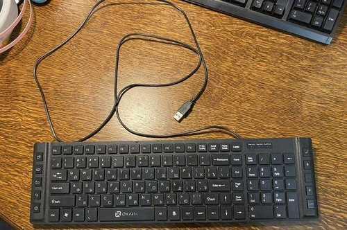 Клавиатура Oklick 530S, USB, черный