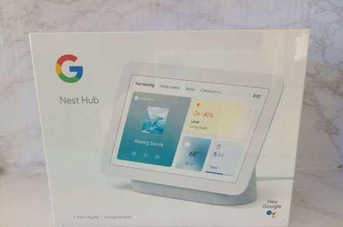 Умный дисплей Google Nest Hub (2nd gen) цвет Mist