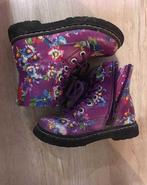 Ботинки на девочку межсезонье 24, 25 размеры