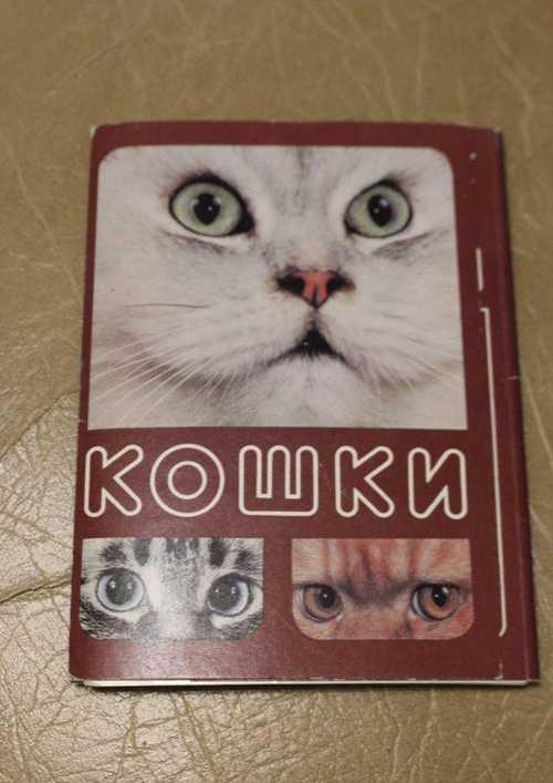 Сборник открыток Кошки. 18 шт., 1989 г