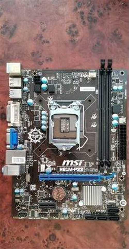 Материнская плата MSI H81M-P33 (lga 1150)