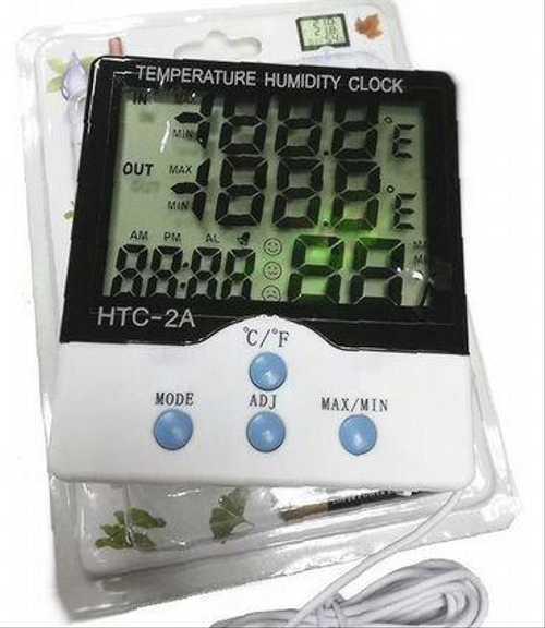 Термометр метеостанция HTC