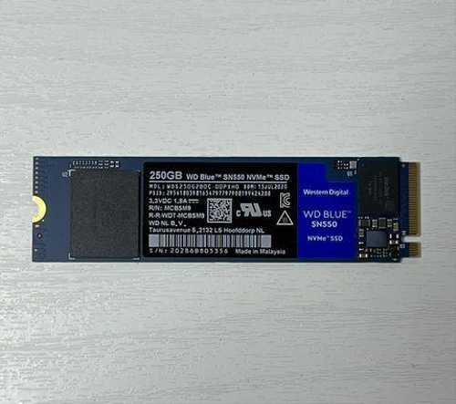 250gb SSD M2 WD Blue