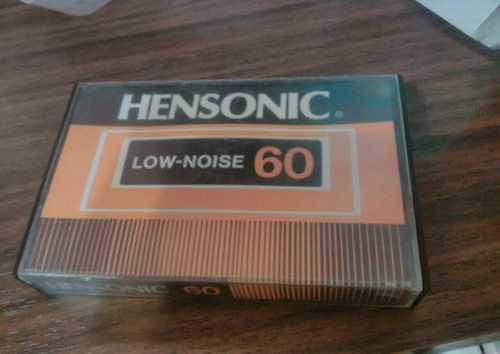 Аудиокассета hensonic C 60 Low-Noise Редкая