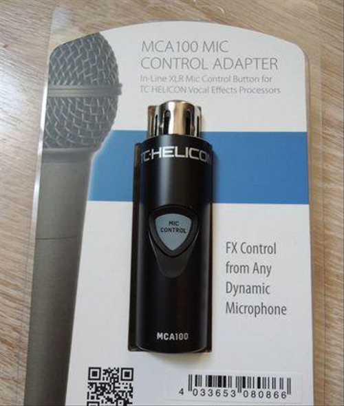 TC Helicon MCA 100 Управление эффектами