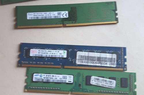 Модули памяти dimm ddr4, ddr3, ddr2 и др