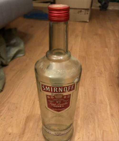 Бутылка из под водки Smirnoff 3л