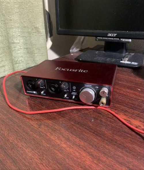 Звуковая карта focusrite scarlett 2i2