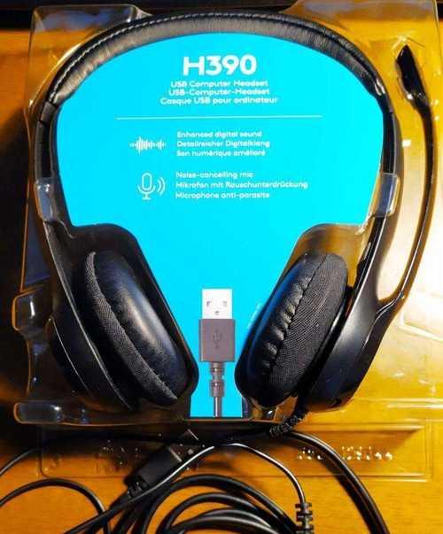 Проводные наушники Logitech H390 USB