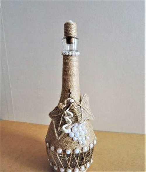 Бутылка декоративная