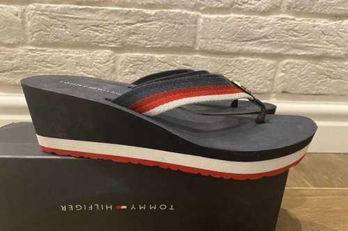 Женские сланцы tommy hilfiger