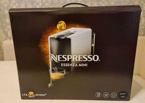 Кофемашина nespresso essenza mini новая чёрная