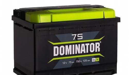 Аккумулятор автомобильный Dominator 75Ач обрат.пол