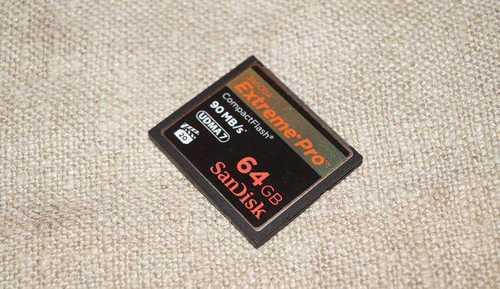 SanDisk Extreme CompactFlash 90MB/s 64gb Доставка