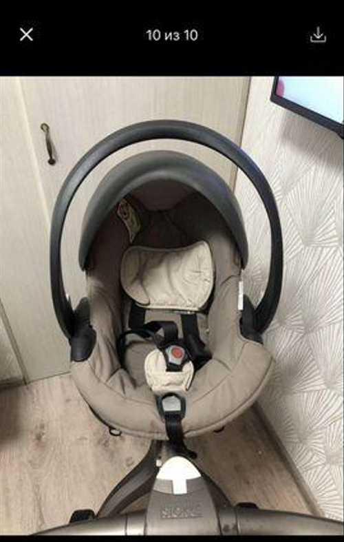 Автолюлька автокресло stokke be safe оригинал