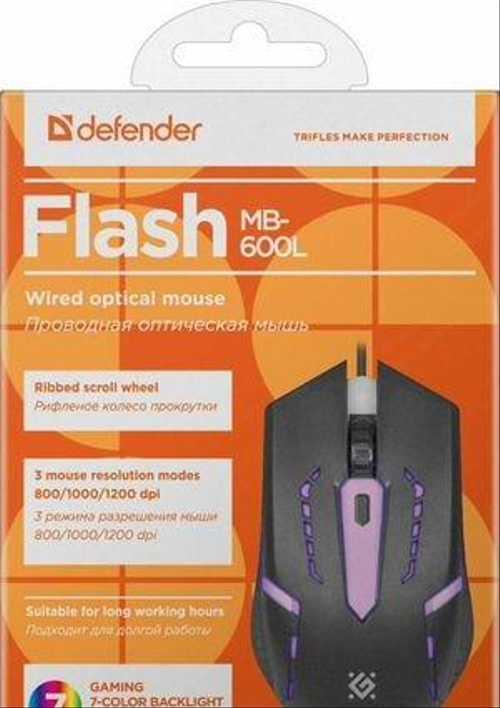 Мышь Defender Cyber MB-560L, черный