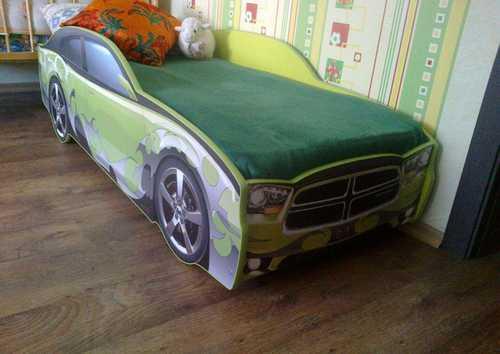 Кровать-машина "Додж" с матрасом