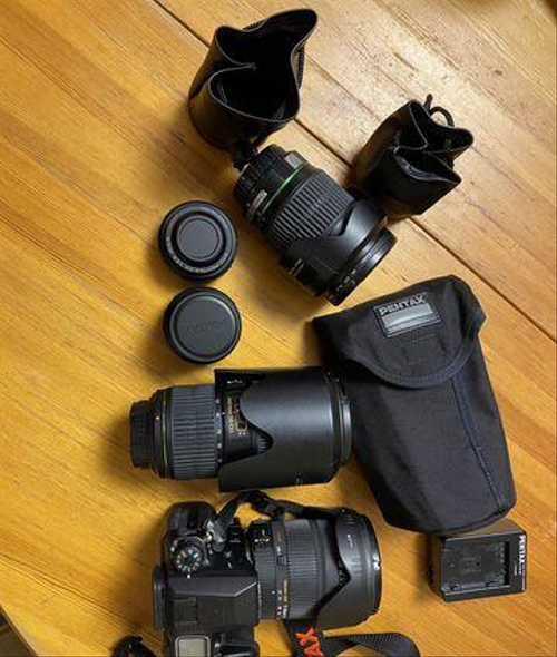 Pentax DA40, 70, 16-45, 50-135, Sigma 17-50