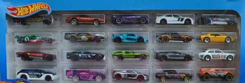 Машинки Hot Wheels набор 20 штук металл