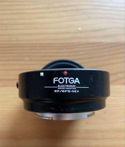Фото переходник Fotga на камеры sony, объективы EF