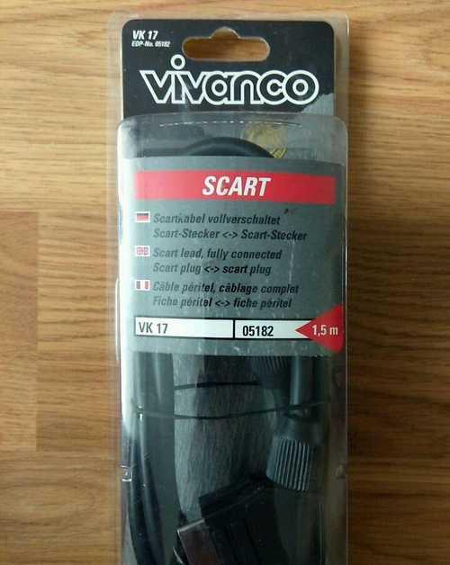 Scart-кабель vivanco scart-scart
