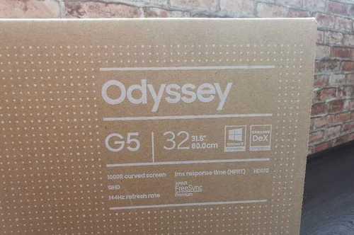 Монитор Odyssey G5 C32G54tqwi чек новый