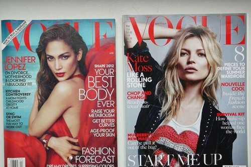 Журналы vogue разных лет, стран